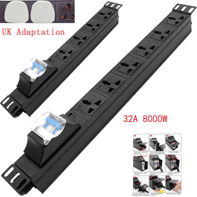 Without Wire PDU Power Distribution Unit 2-24 AC Universal 32A 8000W ...