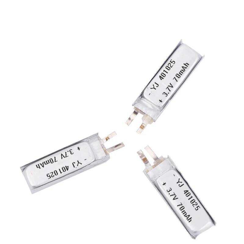 3.7V 3 E7 70Mah Polymer Lithium Lipo Rechargeable Battery 401025 For ...