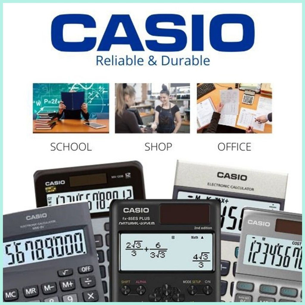 Casio fx-95ES PLUS-2 ES PLUS Series - Non Programmable SCHOOL/LAB ...