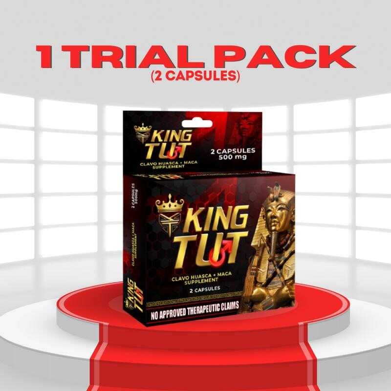 King Tut Capsules 1 Trial Pack (2 Capsules) - Men Natural Healthcare ...