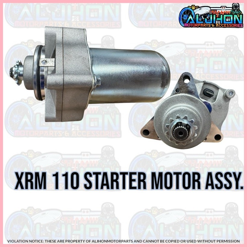 XRM 110 STARTER MOTOR ASSY (BROWN BOX) | Shopee Philippines