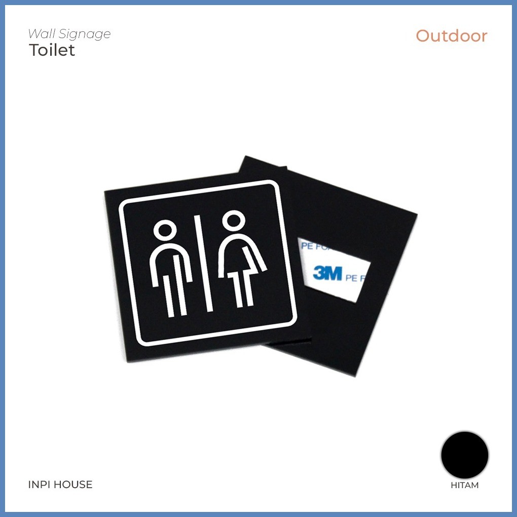 Toilet sign Board - toilet - acrylic sign system - toilet logo - door ...