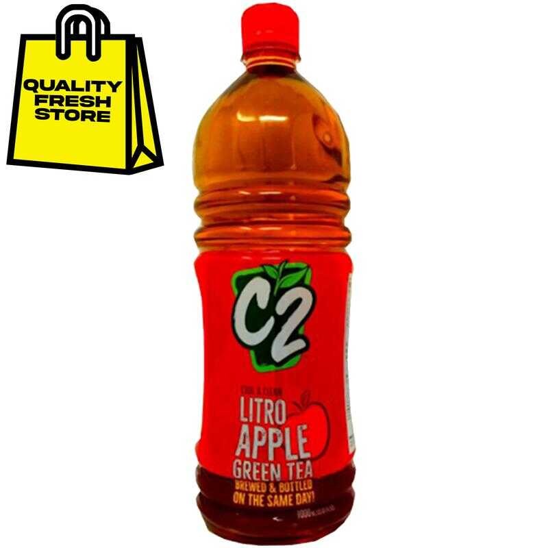 C2 Cool & Clean Green Tea Apple 1L C87 A91 | Shopee Philippines