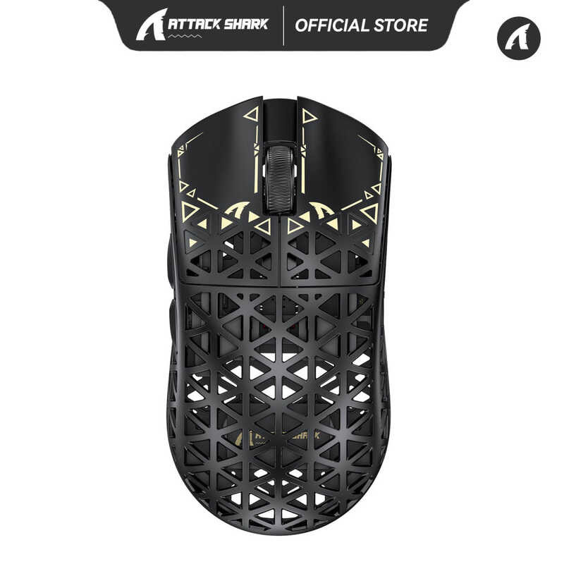 ATTACK SHARK R5 Ultra Carbon Fiber 8K Mouse 39G Superlight, Pixart ...
