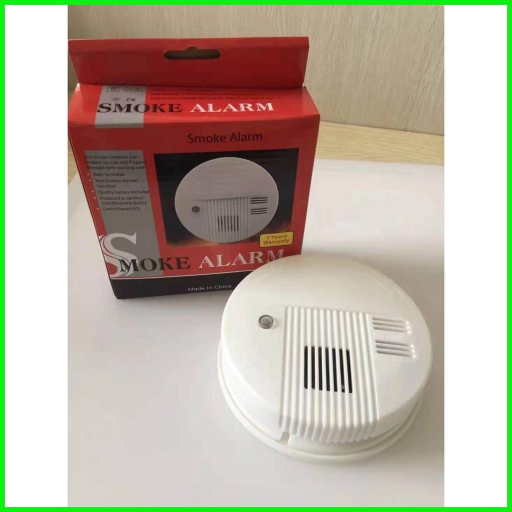 Smoke Detector Photoelectric Sensitive Sensor Smoke Detector Fire Alarm ...