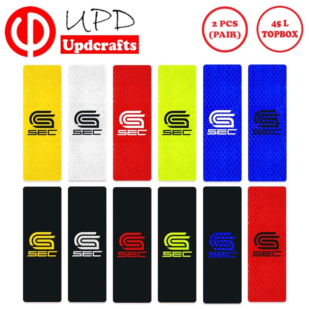 SEC Alloy Box Design I Reflector for TopBox 45/55 Liters (PAIR ...