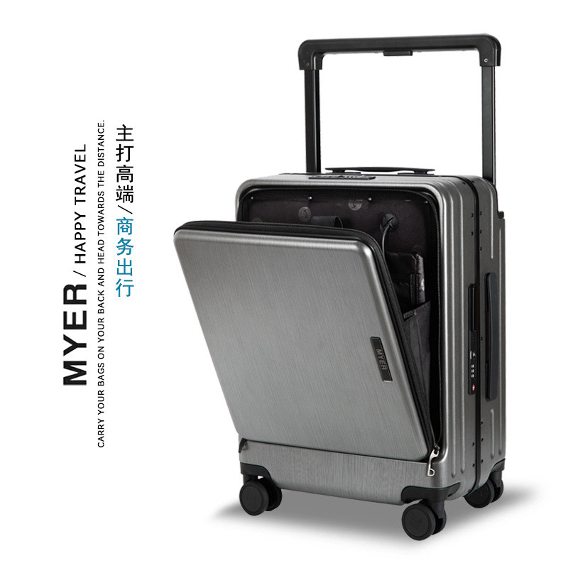 MYER 20-inch Suitcase Front Opening Business Computer Boarding Box Men ...