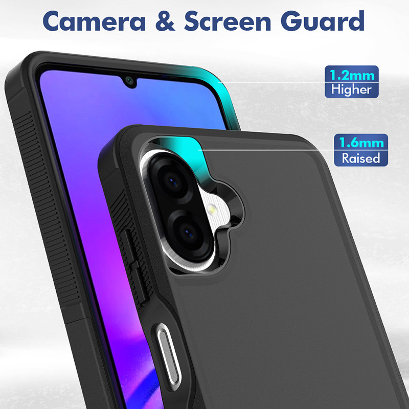 For Samsung Galaxy A07 4G Heavy-Duty Tough Rugged Shockproof Protective ...