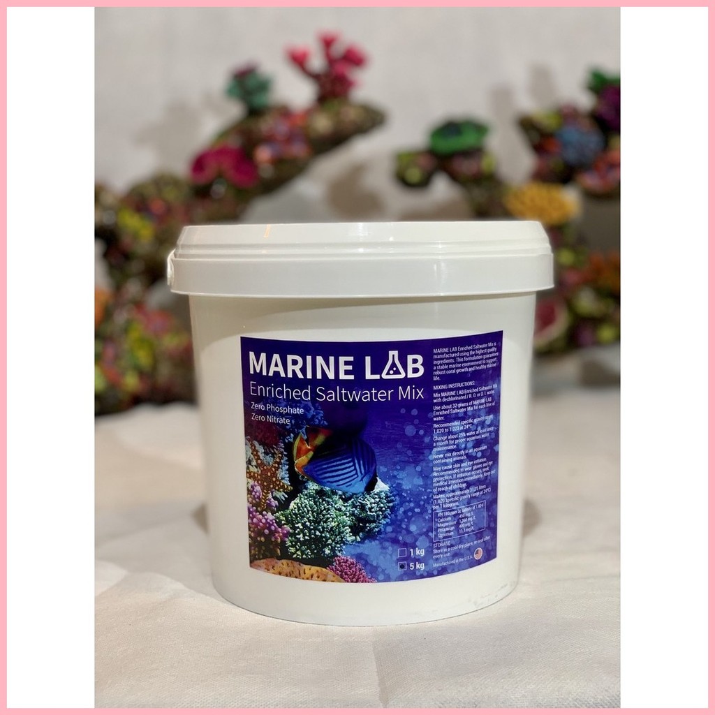 Marine Lab ENRICHED Saltwater Mix USA 5 Kgs | Shopee Philippines