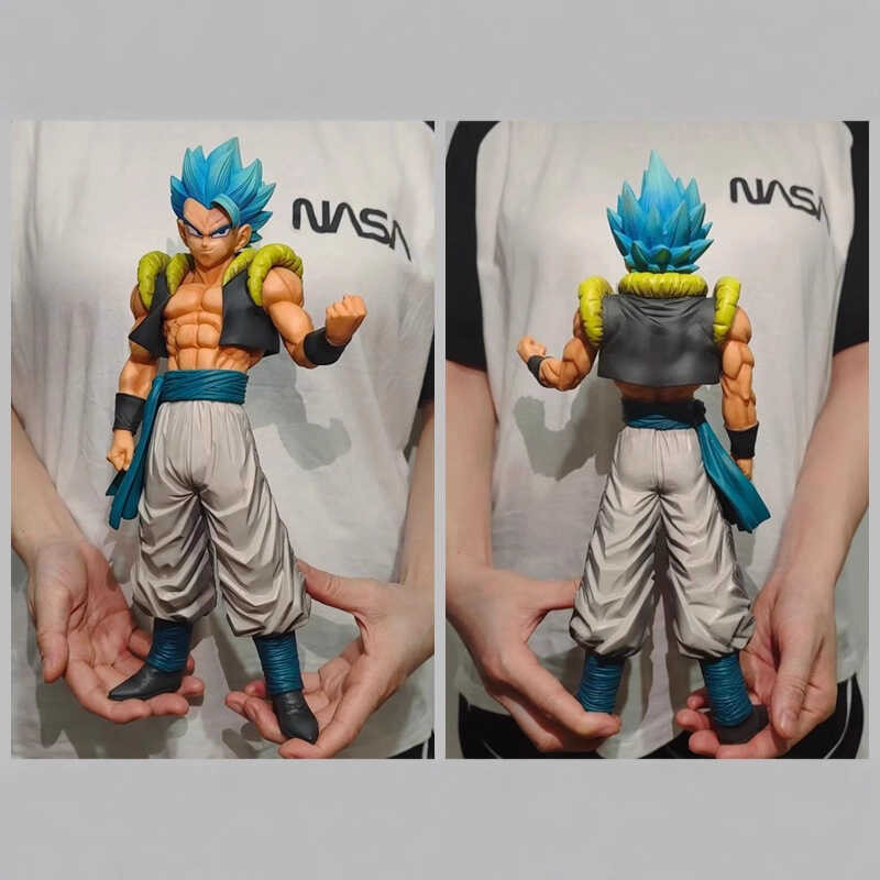 Super Saiyan GK Three- ed Gogeta Standing Statue Scene Model Display ...