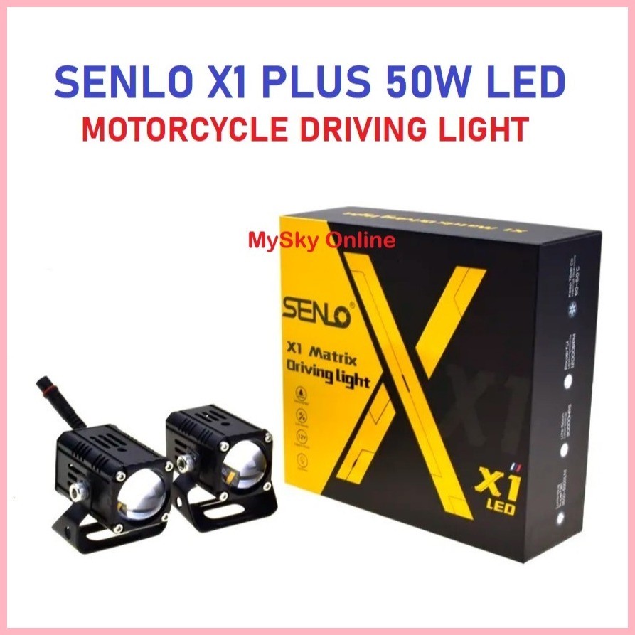 Senlo X1 PLUS V3 50W LED Mini Driving Lights Headlight New Fog Lamp ...