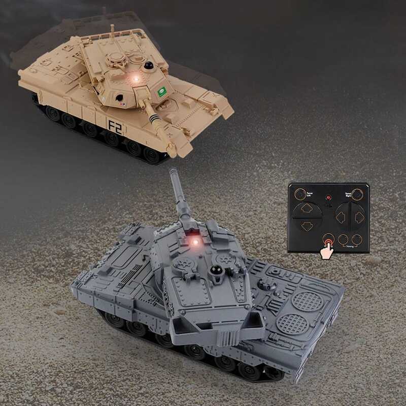 RC Mini Toys Tanks Remote Control Battle Military Tank Model RTR 170 ...