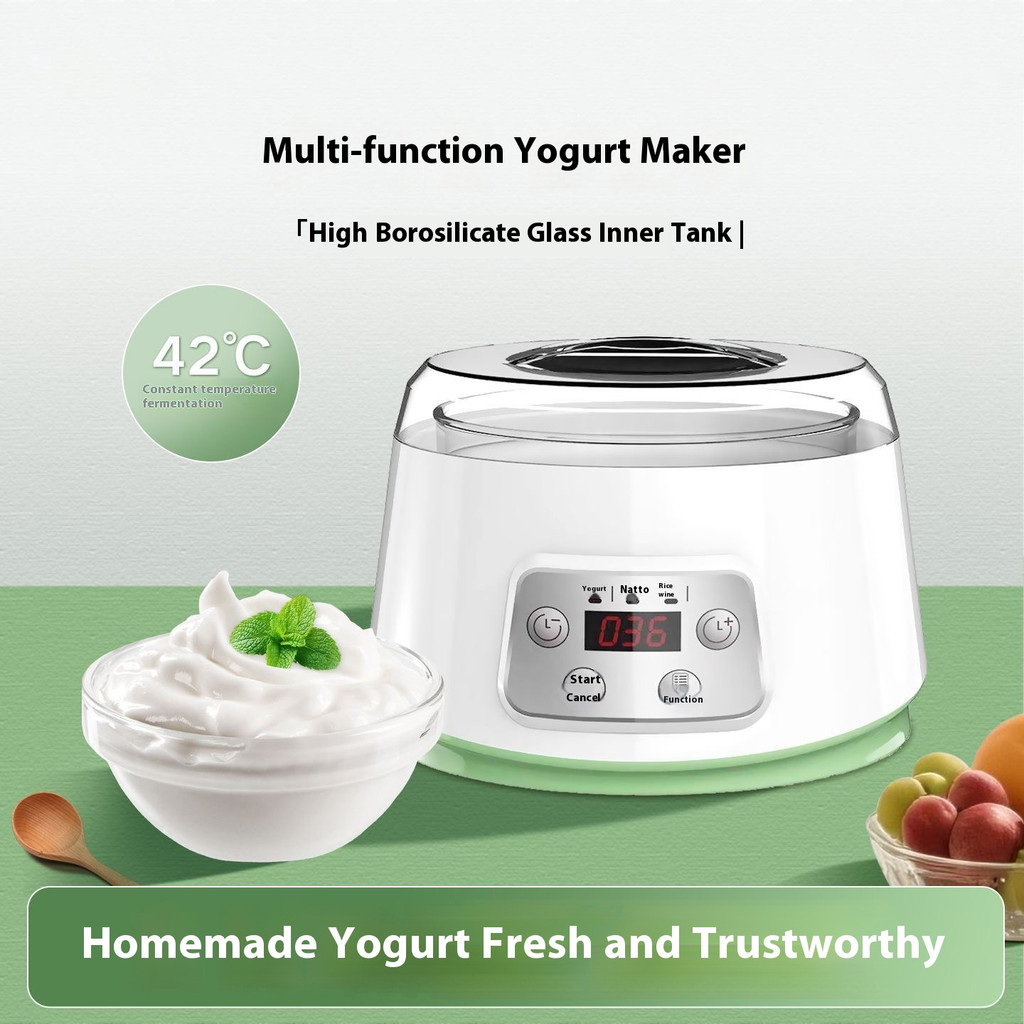 3 In 1 Yogurt Maker Full Automatic Multifunction Yogurt Rice Wine Natto ...