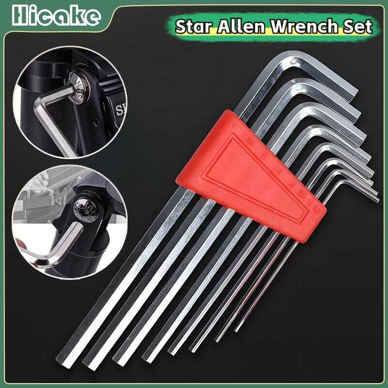 530 Hicake 8Pc L-Shape Hex Screwdriver Set - Heavy Duty L-Type Allen ...