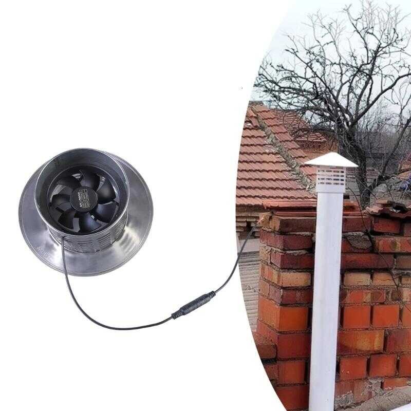 Tt Exhaust 12V Mini Solar Panel Powered Extractors For Roof Home Vent ...