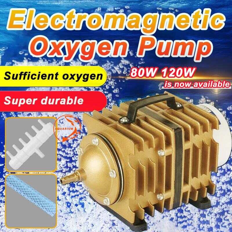 Pump Electromagnetic Air Compressor Aerator Fish Pond Oxygen For ...