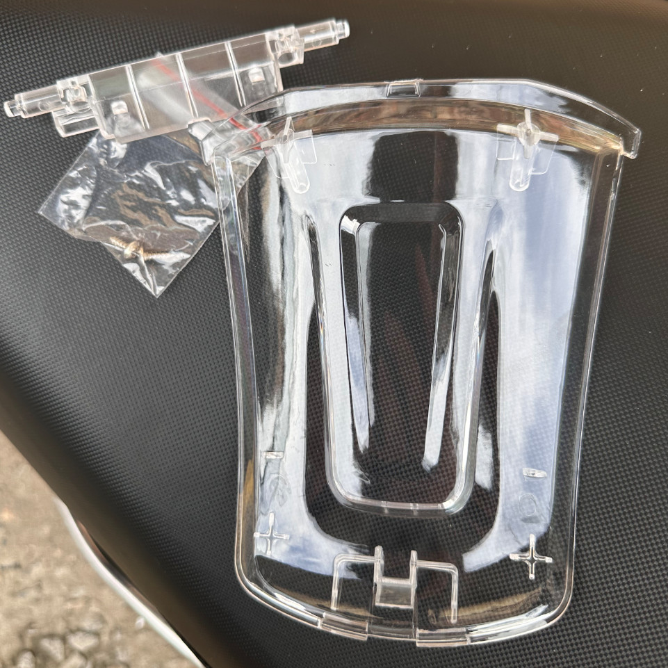 Yamaha Nmax V3 Gas Tank Cover Transparent Carbon ABS Plastic Easy To ...