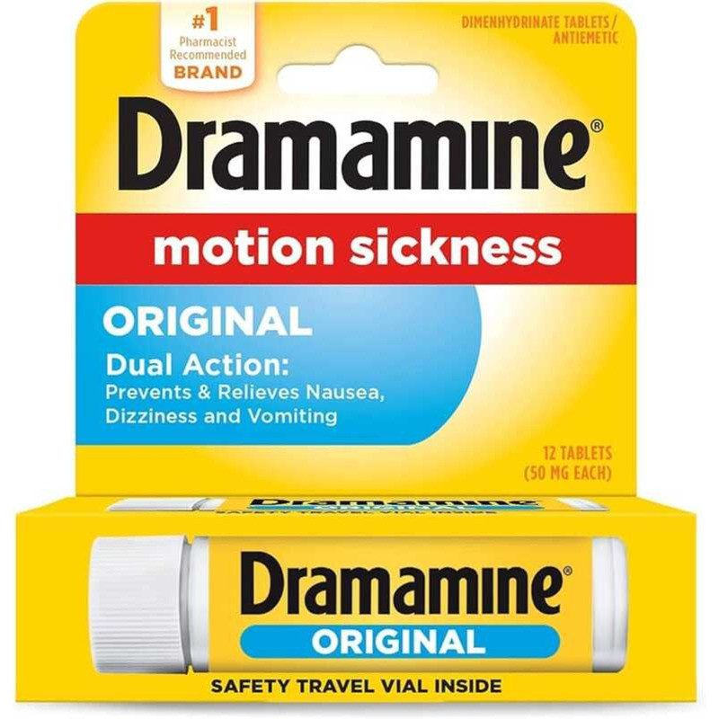 Dramamine Motion Sickness Dual Action Relief Original Formula, 12 Tablets Adc | Shopee Philippines