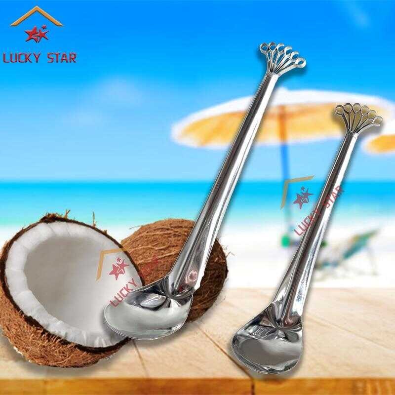 Thlk-0057 Coconut Melon Stainless Steel Buko Spoon Pangkayod Ng Multi ...