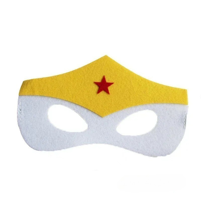 Halloween Series Superhero Party Felt Mask Maskara DCMarvel Lookalike ...