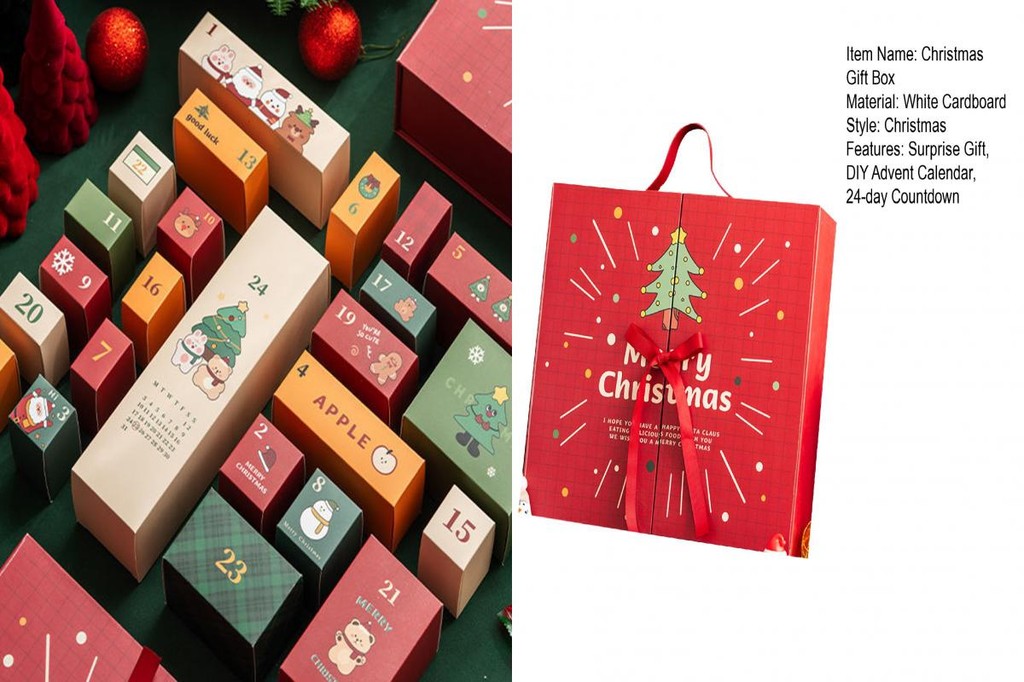 TURT Seasonal Gift Packaging 24-day Countdown Calendar Diy Christmas ...