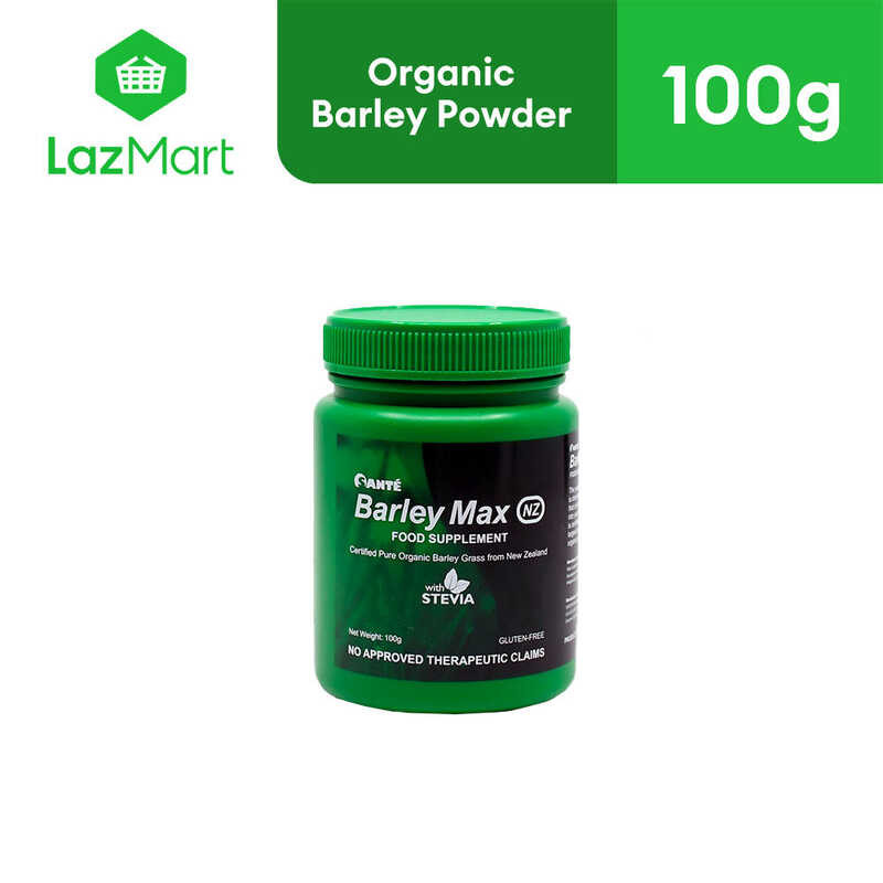 Sante Barley Max Powder 100G Canister With Stevia Organic Grass From ...