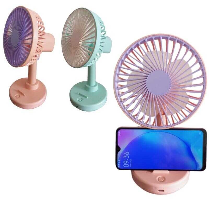 Cd2 Oscillating Fan Mini Wireless Rechargeable Destop Oscillating Fan ...