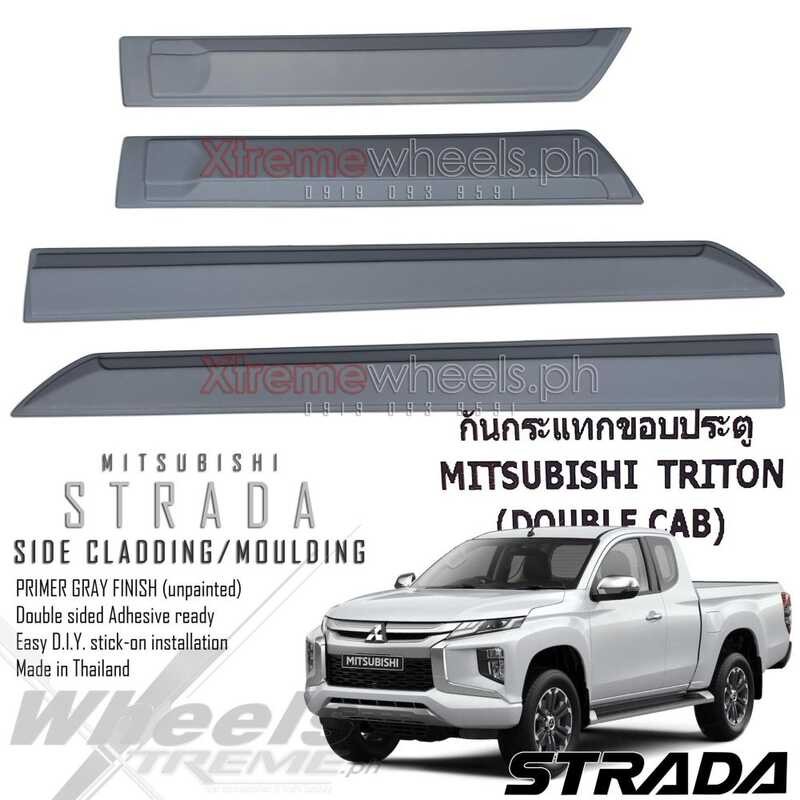 Mitsubishi Strada / Triton 2015-2023 Side Moulding / Side Door Cladding ...