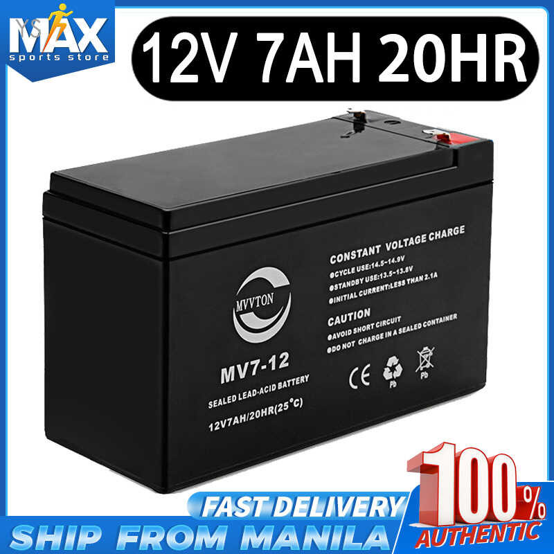 UPS Battery 12V Mv7-12 7Ah 20Hr 12 Volts 7 Ampere Rechargeable Vae ...