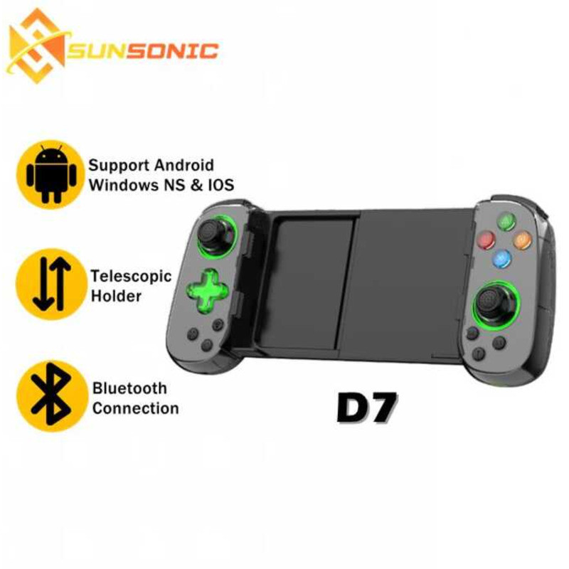 BSP D7 Wireless Extendable Gaming Controller For Android/Ios Smartphone ...