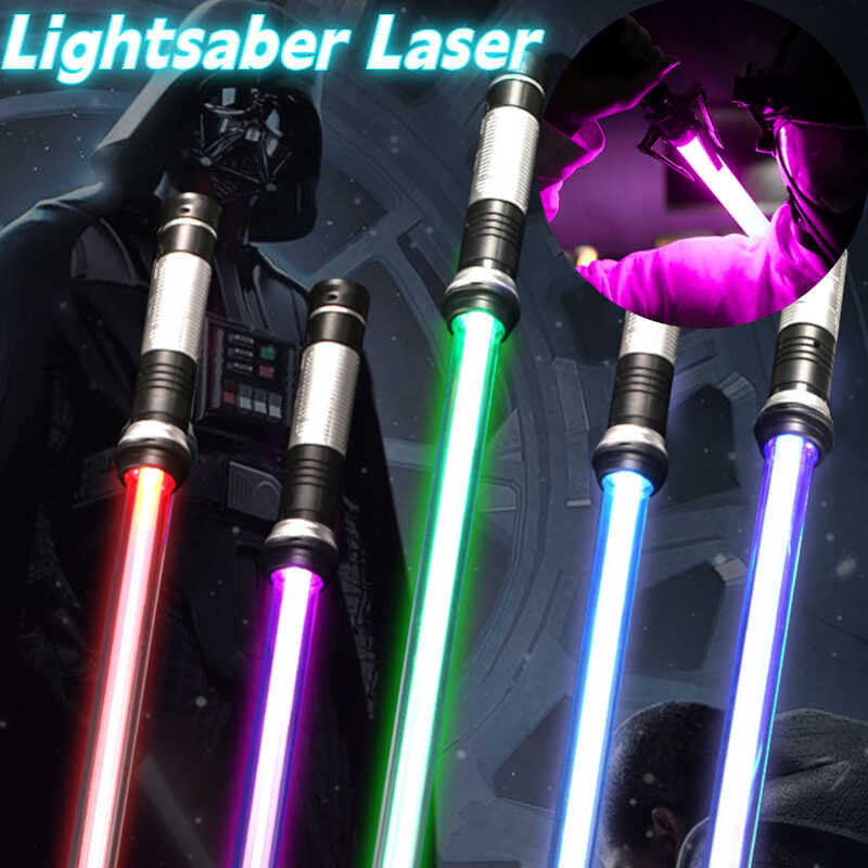 2-In-1 Lightsaber Double Sword Laser Saber Kpop Lightstick Cosplay ...