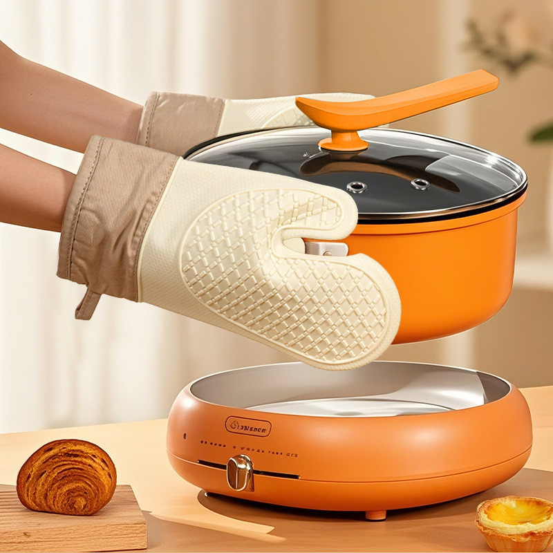Silicone Heat-resistant Oven Glove, High-temperature Heat-resistant ...