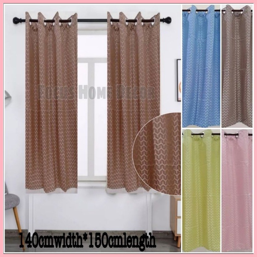 Elegant Light Shading Half Curtain or Semi Black out Half Curtain #WJ ...