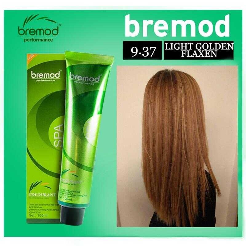 9.7 Light Golden Flaxen Bremod Hair Color Cream W/ Oxidizer | Shopee ...