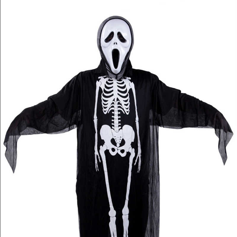 New Year's Clothing Horror Costume Props Skeleton Clothes Ghost Clothes ...