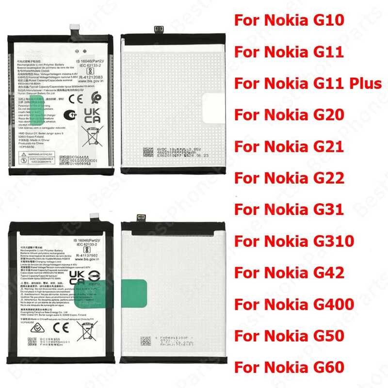 Battery For Nokia G10 G11 Plus G20 G21 G22 G31 G310 G42 G400 G50 G60 ...