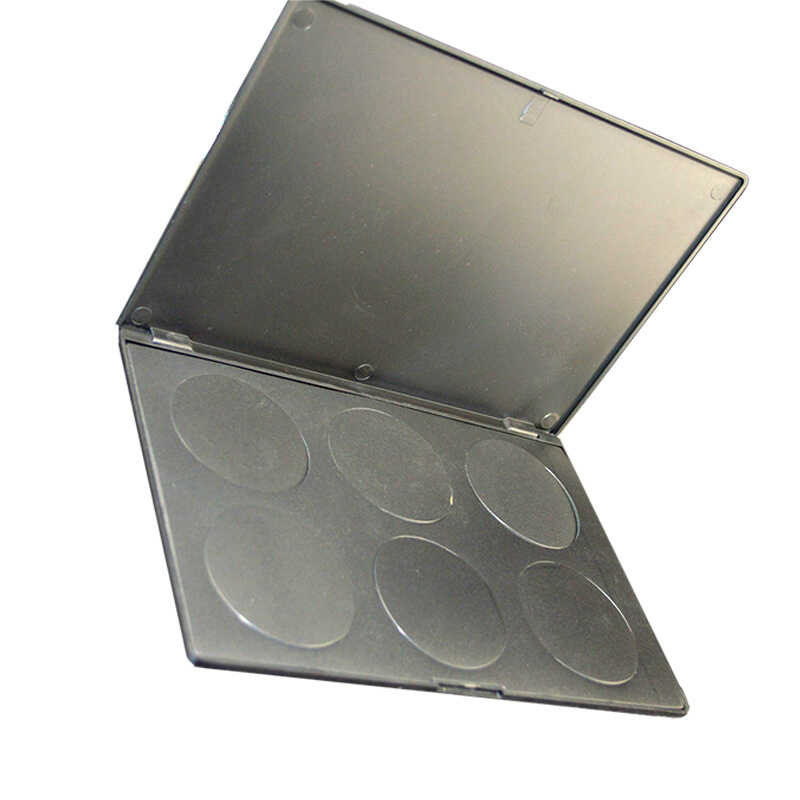 Compact Powder Box Blush Box Replaceable Eyeshadow Split Box 6-Color ...