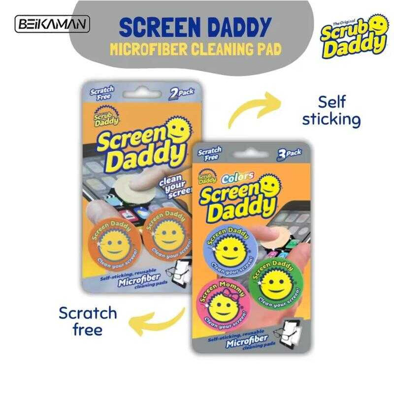 Screen Daddy 3 Pack- Multi-Use Microfiber Caning Pads For Ectronic ...