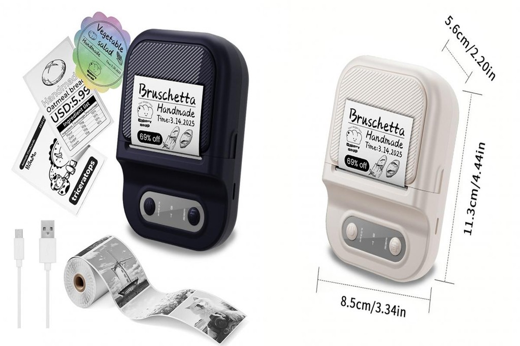 [Nice] Wireless Label Printer Jewelry Store Label Printer Portable ...