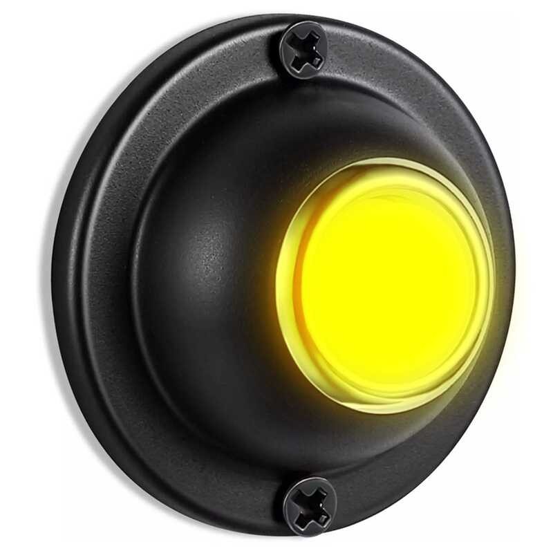 Aesthetic Look Wired Black Round Door Bell Push Button With Long ...