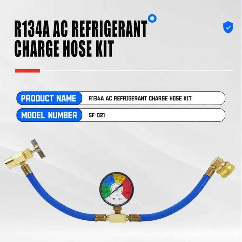 Tt Refrigerant Recharge Ac Air Kit R134a 134A Car Conditioning Hose Con ...
