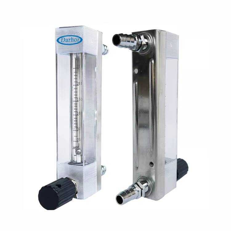 Dk800 High Precision Panel Mounted Glass Tube Air Rotameter Natural Gas ...