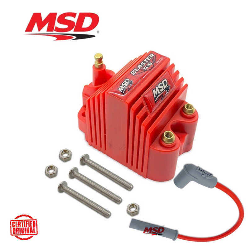MSD Racing Ignition Blaster Coil Universal Orig (With Wires) Motorcycle ...
