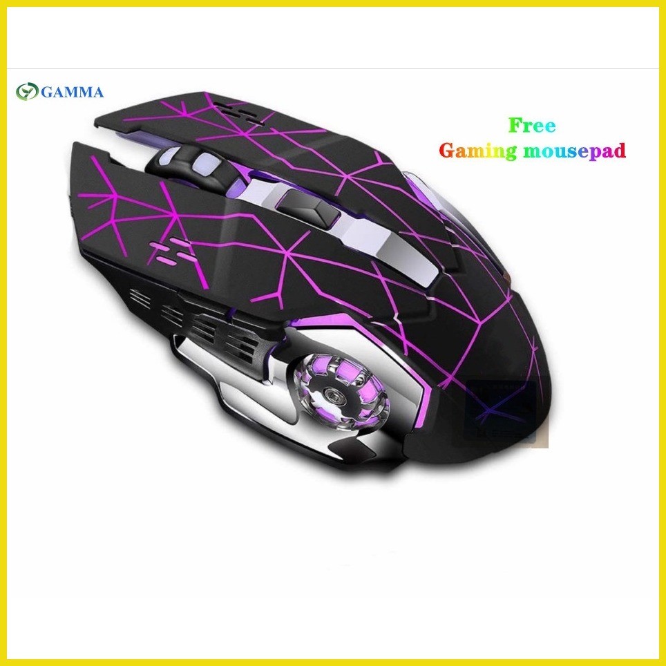 Gaming Mouse Free Mouse Pad Wireless Gaming Mouse Mechanical Mouse RGB ...