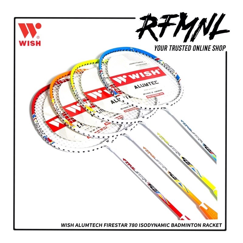 Wish Alumtech Firestar 780 Isodynamic Badminton Racket | Shopee Philippines