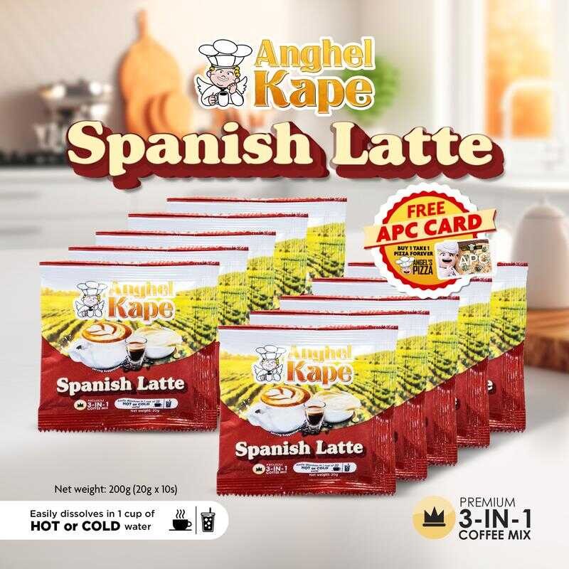 (W/Apc) ANGHEL KAPE SPANISH LATTE PREMIUM 3N1 COFFEE 10Pcs/1Pack ...