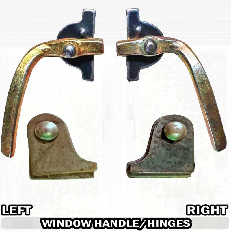 STEEL HANDLE AND WINDOW HINGES (Left/ Right) | Shopee Philippines