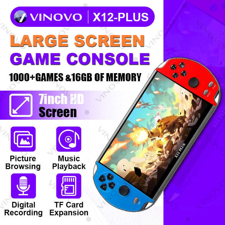 【The New】 [In Stock&Cod]Vinovo Handheld Game Console PSP X7/X7 Plus/X12 ...