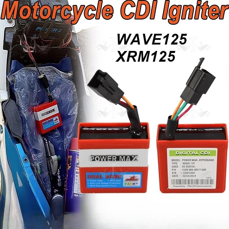 【COD】WAVE125 XRM125 4 PIN Racing CDI Igniter Motorcycle Modification ...