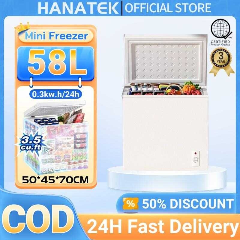 Be3 HANATEK 4.22 Cu Ft Freezer Inverter Household Chest Energy-Saving ...